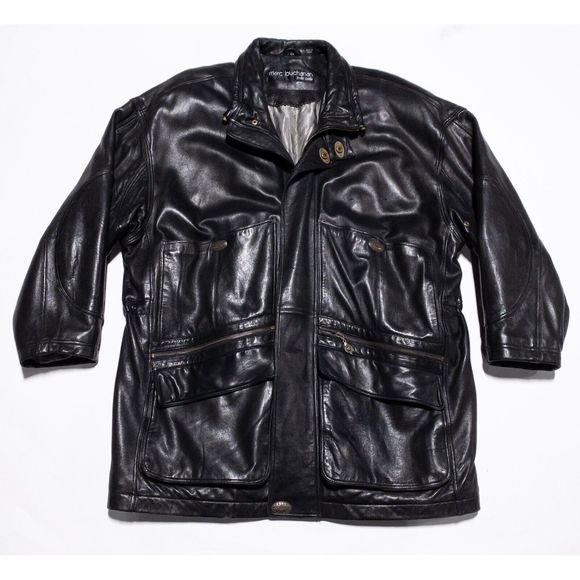 Pelle Pelle | Jackets & Coats | Marc Buchanan Leather Jacket Mens 44 ...